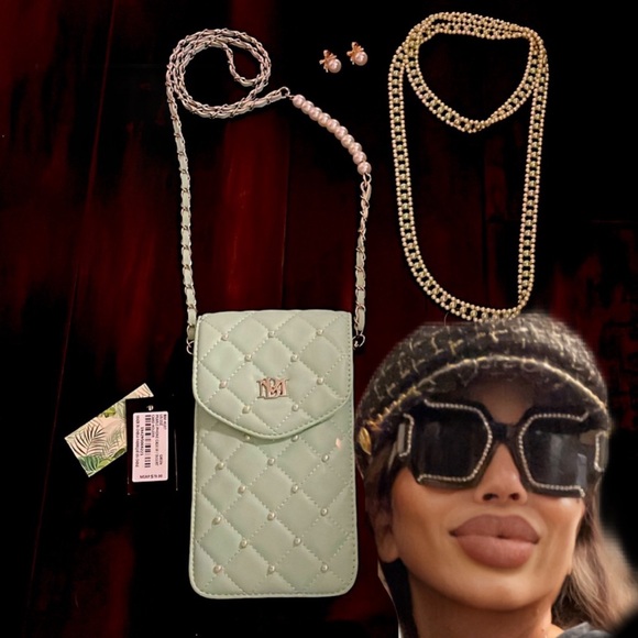 Badgley Mischka | Bags | Beonka Bundle Mint Green Badgley Mischka Vegan ...